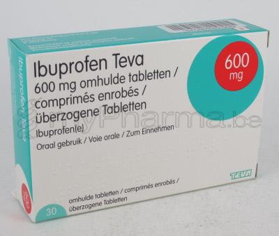 BVBA apotheek Patrick Meysen 3990 Peer : IBUPROFEN TEVA 600 MG 30 TABL